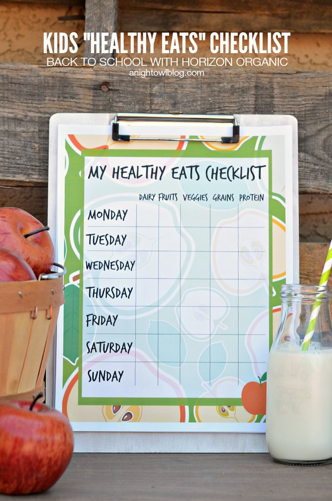 Kids Healthy Eats Checklist A Night Owl Blog Kids Healthy Eats Checklist A Night Owl Blog